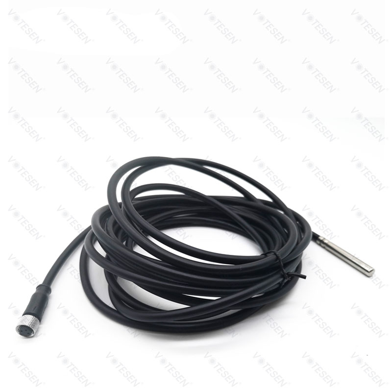 Stainless Steel temperature sensor with Aviation connector - VOTESEN